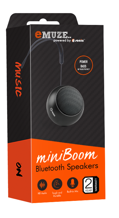 MINIBOOM BLUETOOTH SPEAKER – Esonic