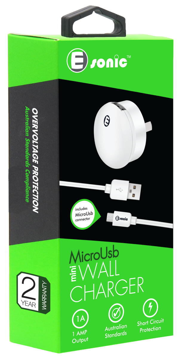 mini USB Wall Charger MicroUSB – Esonic